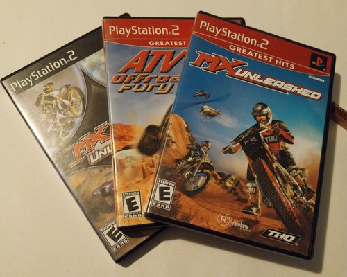 PS2 MX Unleashed ATV Offroad Fury, MX Vs ATV Unleashed BUNDLE FAST ...