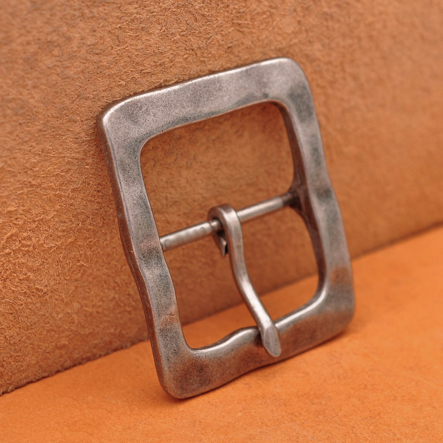 Heavy Duty Solid Antique Silver Center Bar Belt Buckle Fits 1-1/2 ...