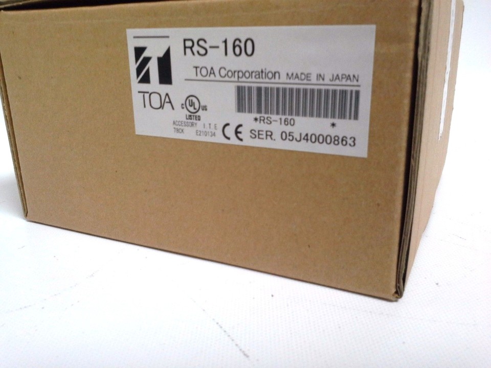 New RS-160 TOA Stainless Intercom System RS160 Substation | eBay