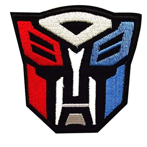 TRANSFORMERS AUTOBOT RED/WHITE/BLUE FACE 3" Embroidered PATCH | eBay