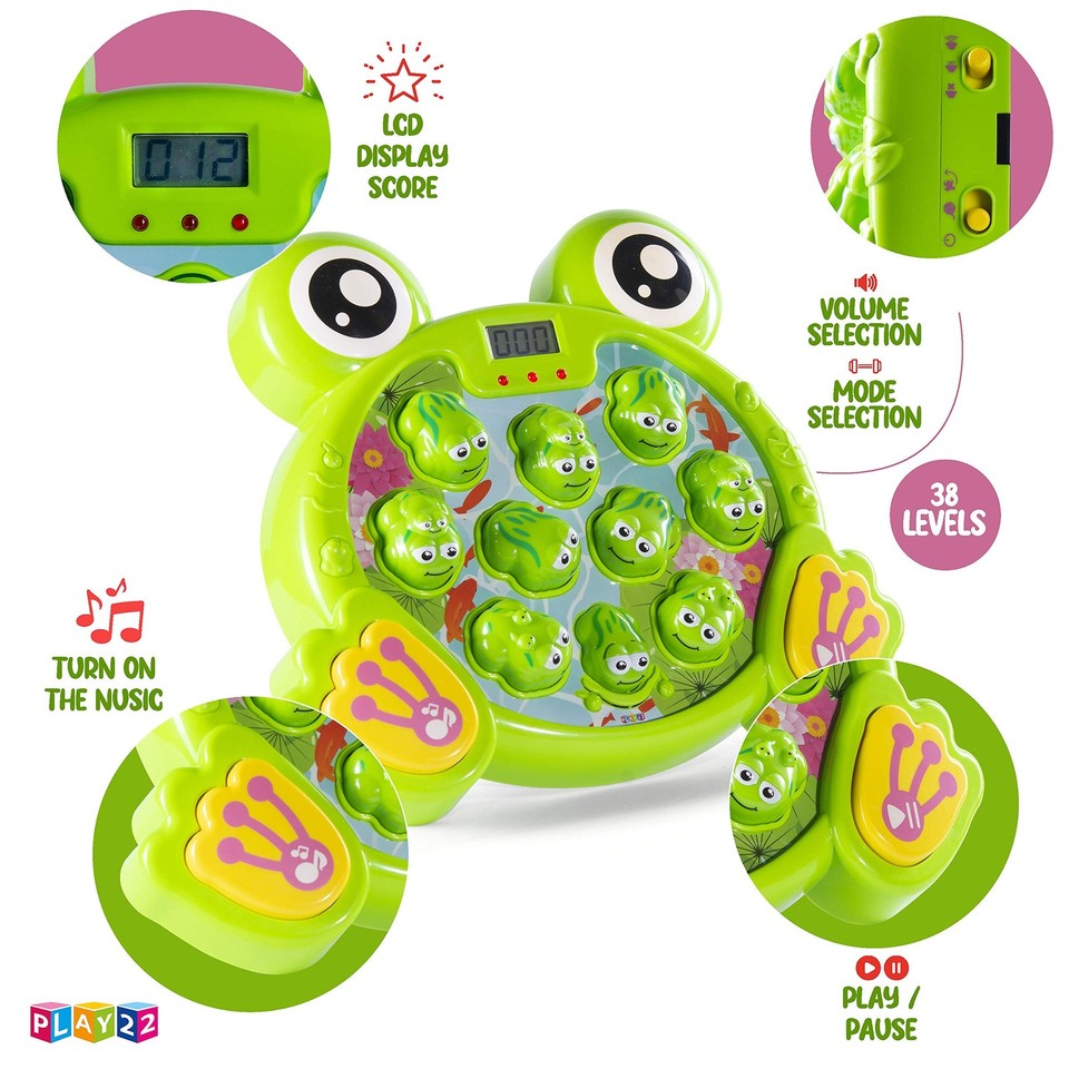 Toys for 2 3 4 5 Year Old - Toddler Toys Age 2-4, Whack A Frog Game ...
