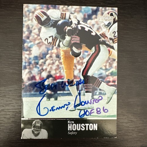 1997 Upper Deck NFL Legends Autographs #AL-27 Ken Houston HOF | eBay