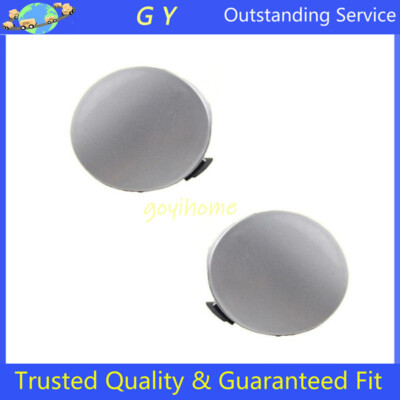 A Pair Front Bumper Tow Hook Eye Cover Cap Silver for Toyota Corolla 07 ...