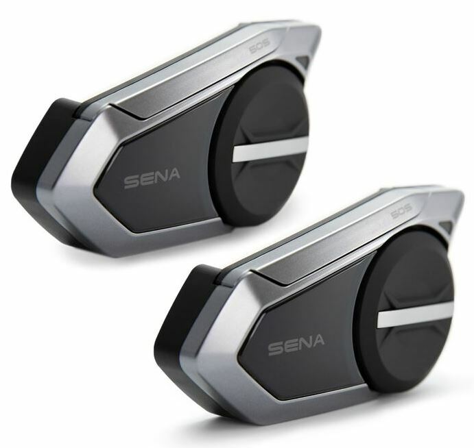 SENA 50S-01D BLUETOOTH MOTORCYCLE DUAL HEADSETS KIT (2 HEADSETS ...