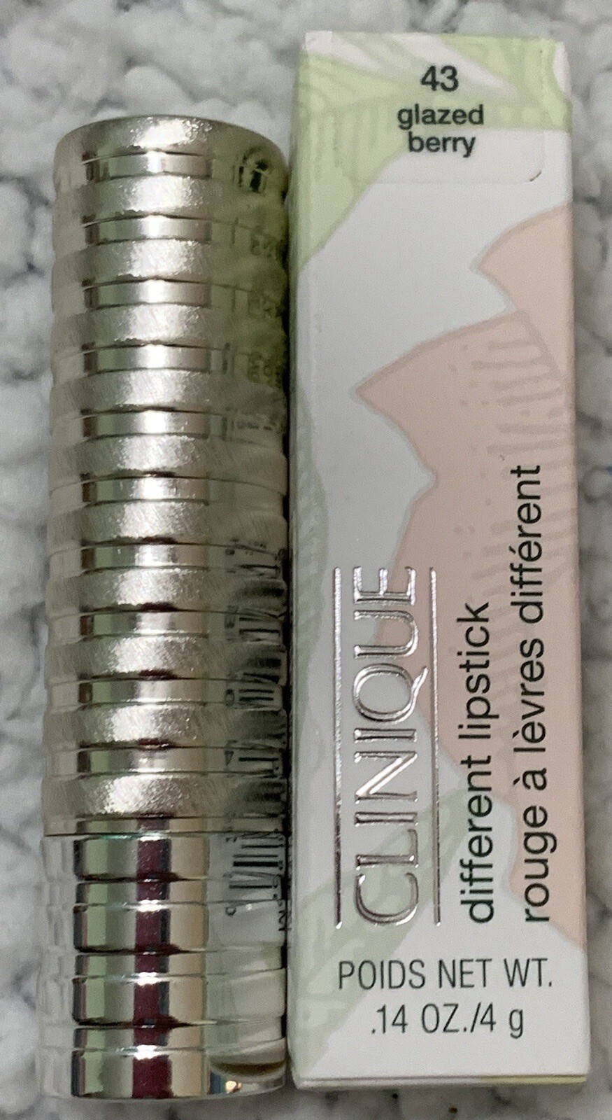 Lot Of 2 CLINIQUE DIFFERENT Lipstick GLAZED BERRY 43 (Picture Shows One ...