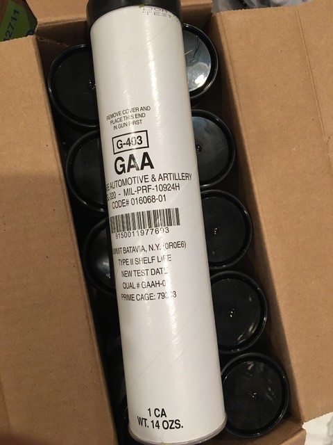 G-403 GAA Grease Automotive & Artillery SL-320 MIL-PRF-10924H Box Of 10 ...