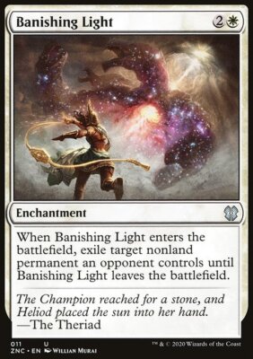 MTG Magic the Gathering Banishing Light (11/155) Zendikar Rising ...