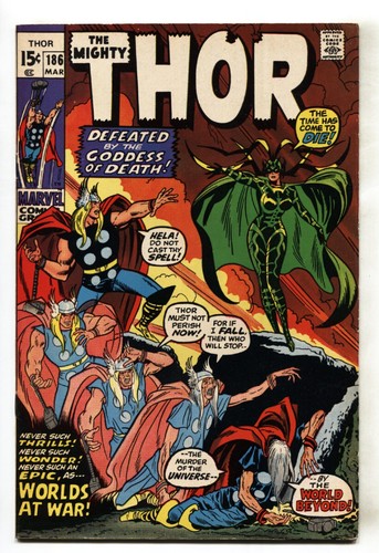 THOR #186 1970 MARVEL COMIC BOOK-Hela cover | eBay