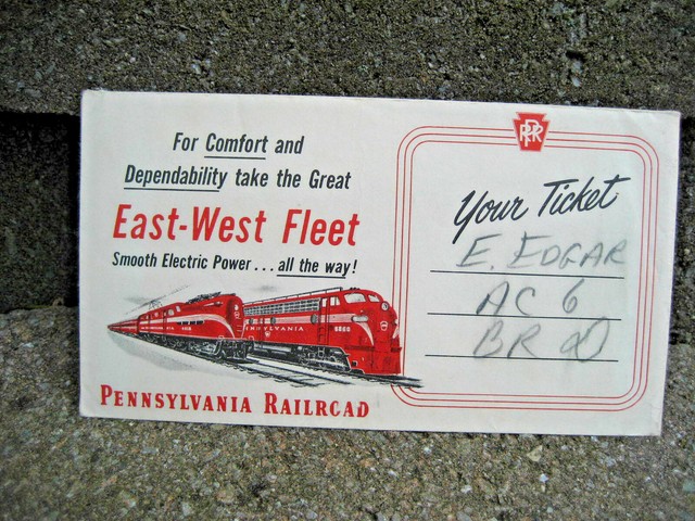 Vintage Pennsylvania Railroad Ticket Envelope | eBay