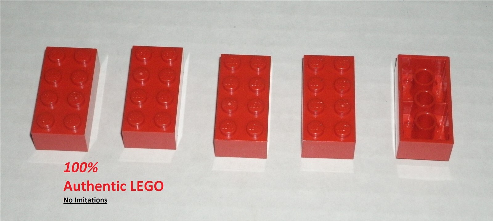 LEGO NEW 2x4 Red Brick (5x) 300121 Brick 3001 | eBay