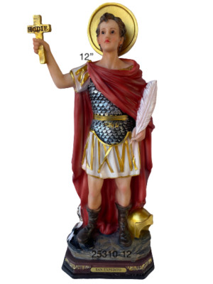 San Expedito 12 " Resin Statue 25310-12 New St. Expeditus Figurine,New ...