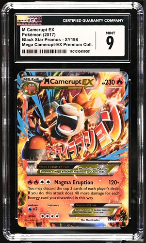 2017 Pokémon TCG M Camerupt EX #XY198 English CGC 9 | eBay