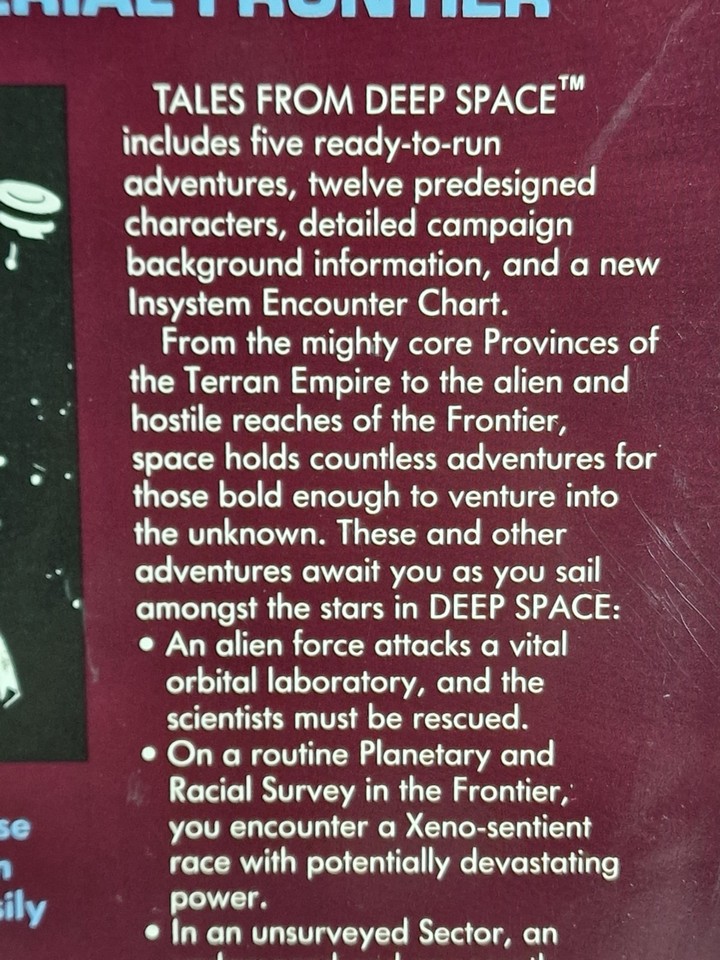 SpaceMaster - Tales From Deep Space Adventure Module, Iron Crown #9103 ...