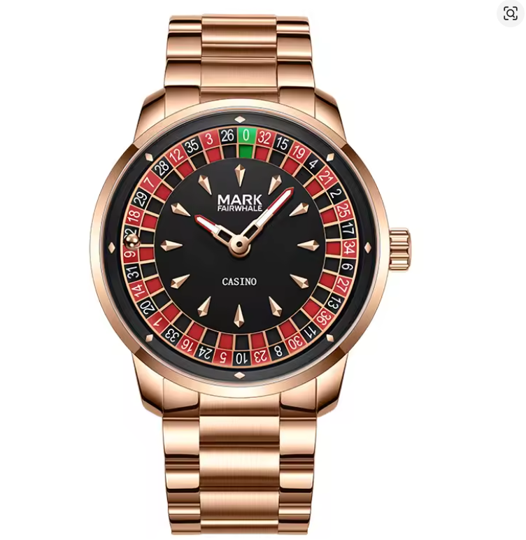 luxury casino roulette wheel watch that spins. | eBay UK