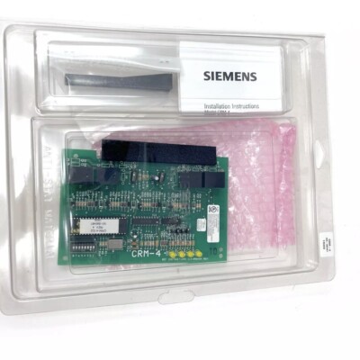 Siemens CRM-4 Controllable Relay Module 500-890401 Fire Alarm System ...
