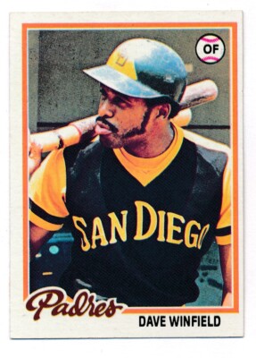 DAVE WINFIELD 1978 TOPPS #530 BASEBALL CARD SAN DIEGO PADRES | eBay
