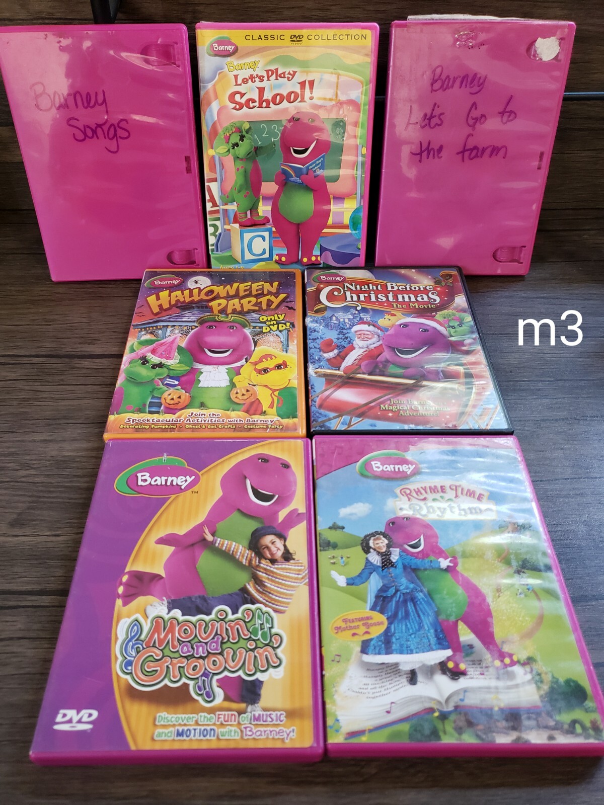 Barney The Dinosaur Dvd Lot