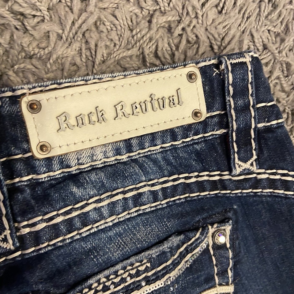 Rock Revival NWOT Women’s Becky Easy Stretch Cropped Jean in Becky EP10 ...