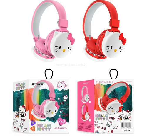 Brand New Hello Kitty Sanrio Headphones Headset Bluetooth Wireless | eBay