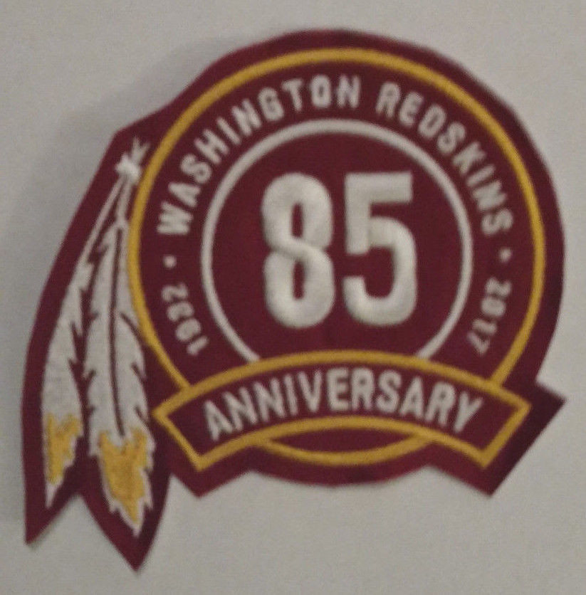 2017 WASHINGTON REDSKINS 85th ANNIVERSARY PATCH - 2017 JERSEY | eBay