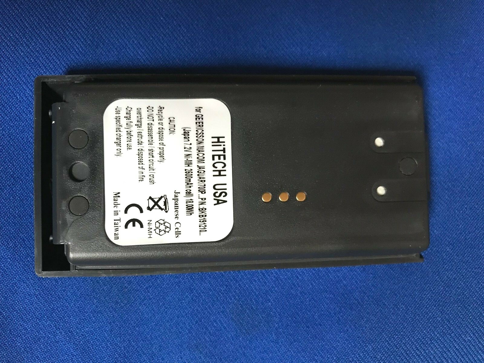 Hitech battery(Japan NiMH 2Ah) for GE/ERI JAGUAR/700P/P7230/SPD2000# ...