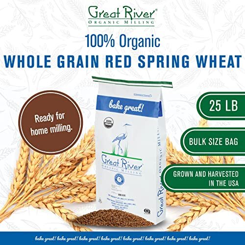 Great River Organic Milling, Whole Grain, Hard Red Spring Wheat ...