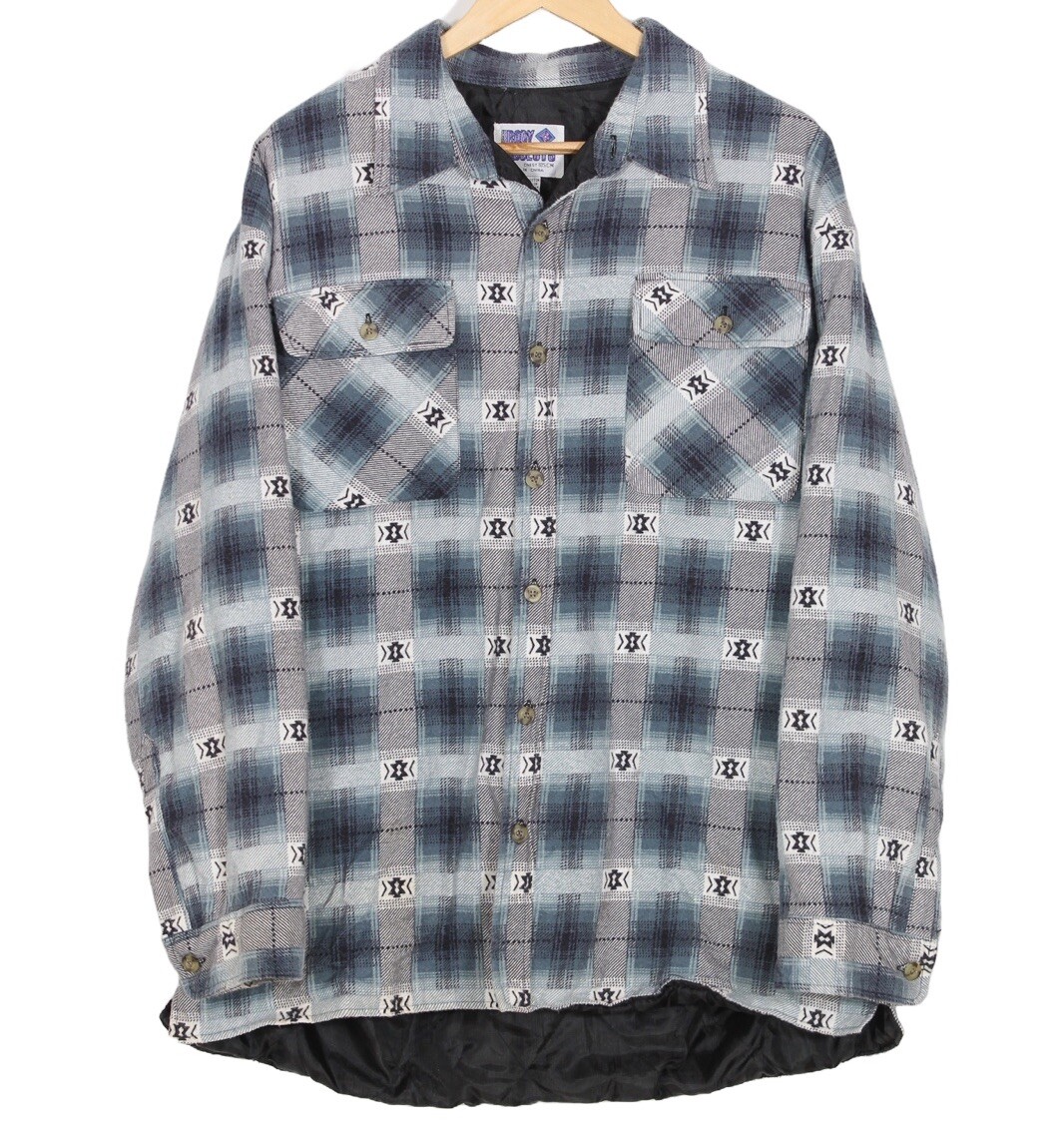 Vintage Body Objects Flannelette Plaid Surf Jacket - … - Gem