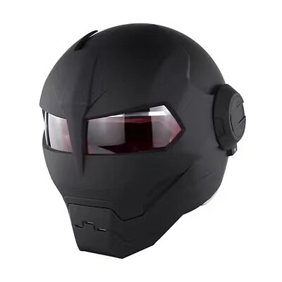 Motorcycle Helmet Flip up Motorbike Robot Style Helmet Motocross Casco ...