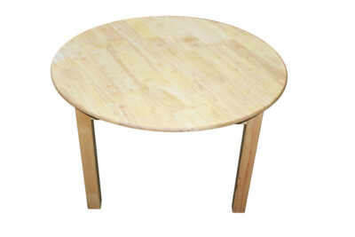 Rubberwood Round Table 90 | eBay Australia