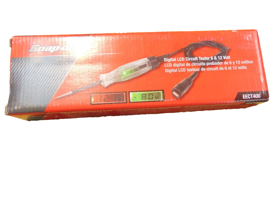 SNAP ON EECT400 Circuit Continuity LED Tester Digital Display NEW USA ...