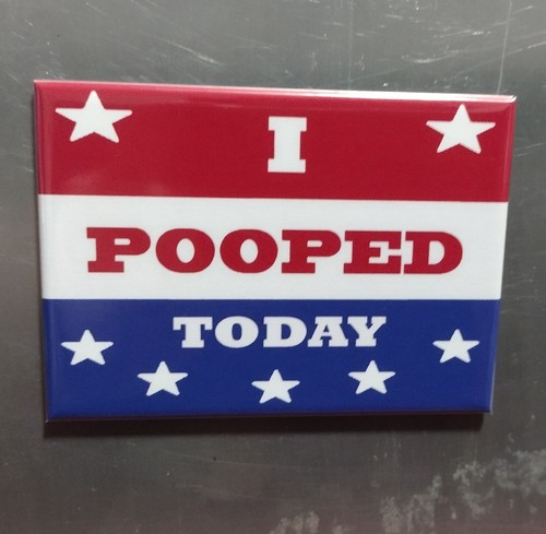 I Pooped Today Magnet for Refrigerator Safe Fridge Funny Meme Military ...