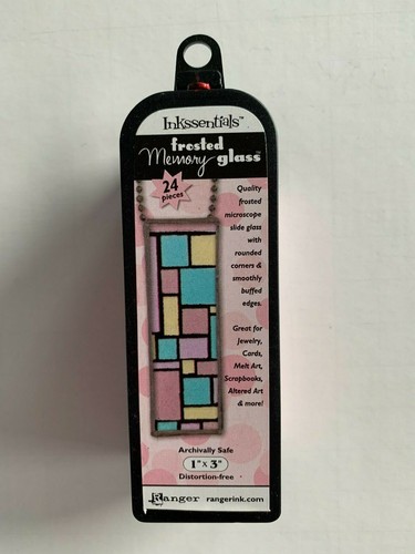 Inkssentials Frosted Memory Glass 1" x 3" 24 Count Microscope Slides ...