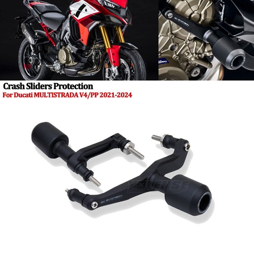CNC Frame Slider Crash Fairing Protector For Ducati MULTISTRADA V4/PP ...