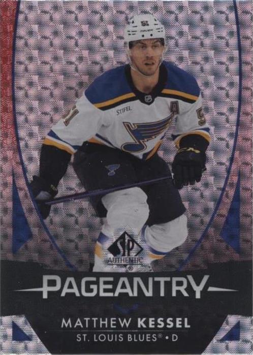 2023-24 Sp Authentic - Pageantry Matthew Kessel #P-76 Red (RC) for sale ...