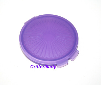NEW Tupperware Mini Round Purse Size Pill Box in Purple | eBay