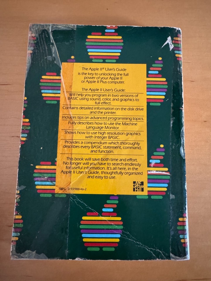 Vintage Apple II Programming Book Lot – Logo for Apple Computers ...