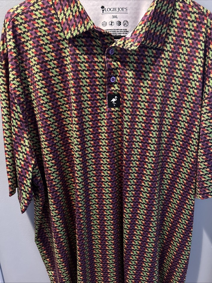 NEW Logie Joes Teletubbies Golf Polo - Athletic Fit - Size 3XL XXX | eBay