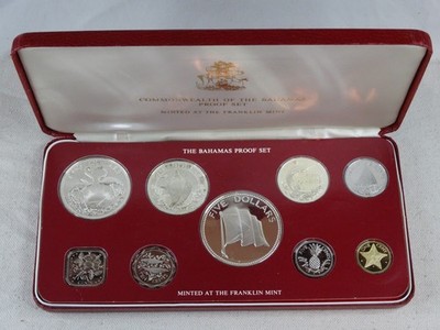 1976 Bahamas 9 Coin Set Proof Silver Franklin Mint OGP Uncirculated | eBay