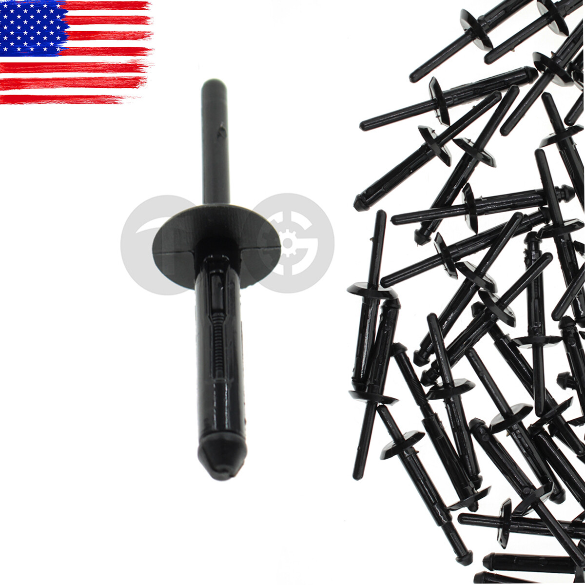 50PCS Fender Bumper Rivets Fastener Push Retainer Clips For Dodge ...