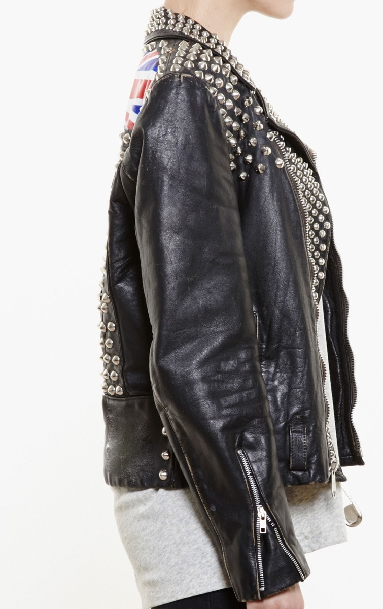 Enfants Riches Deprimes Multi Studded Leather Jacket Enfants Riches Deprimes Multi Studded Leather Jacket