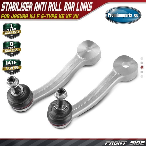 2x Stabiliser Anti Roll Bar Link Front for Jaguar XJ F S-Type XE XF XK ...