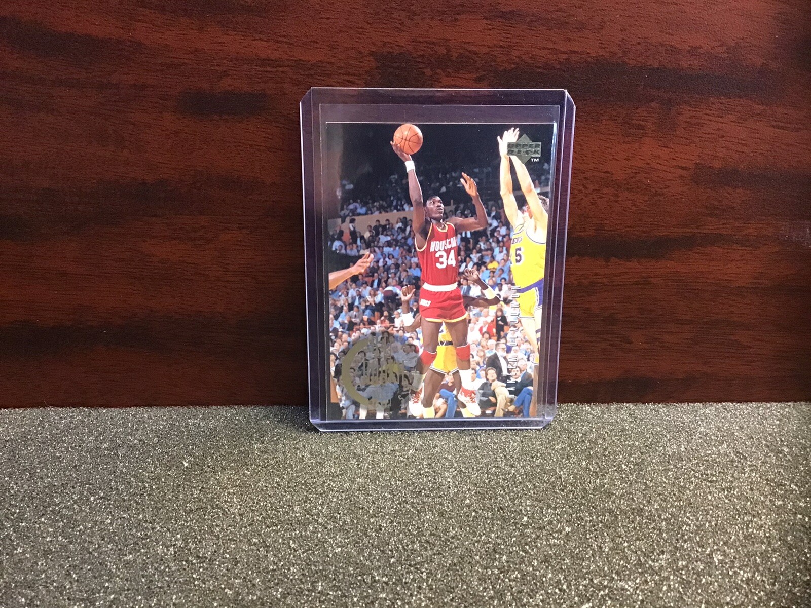 1995-96 Upper Deck Hakeem Olajuwon #138 Rookie Years Basketball Card ...