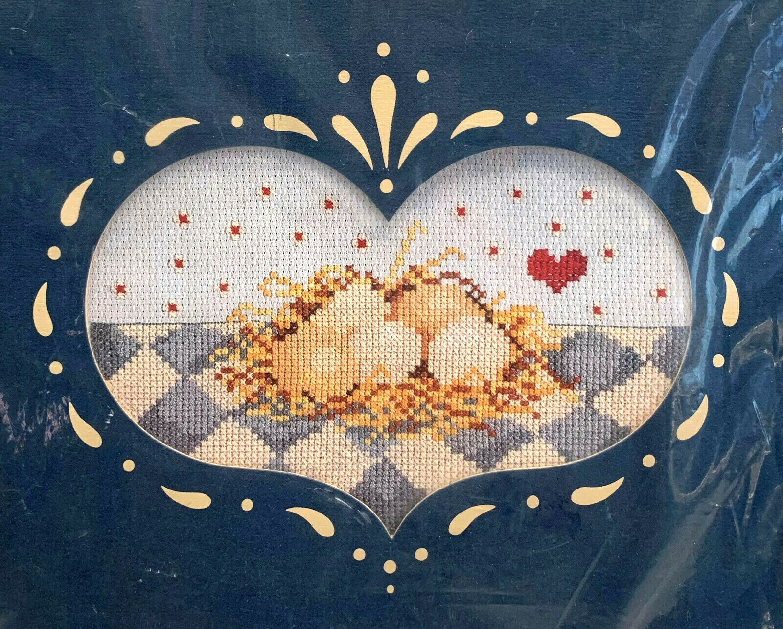 Cross Stitch Nest of Eggs Kit 715 Leisure Arts From the Heart 8" x 10 ...
