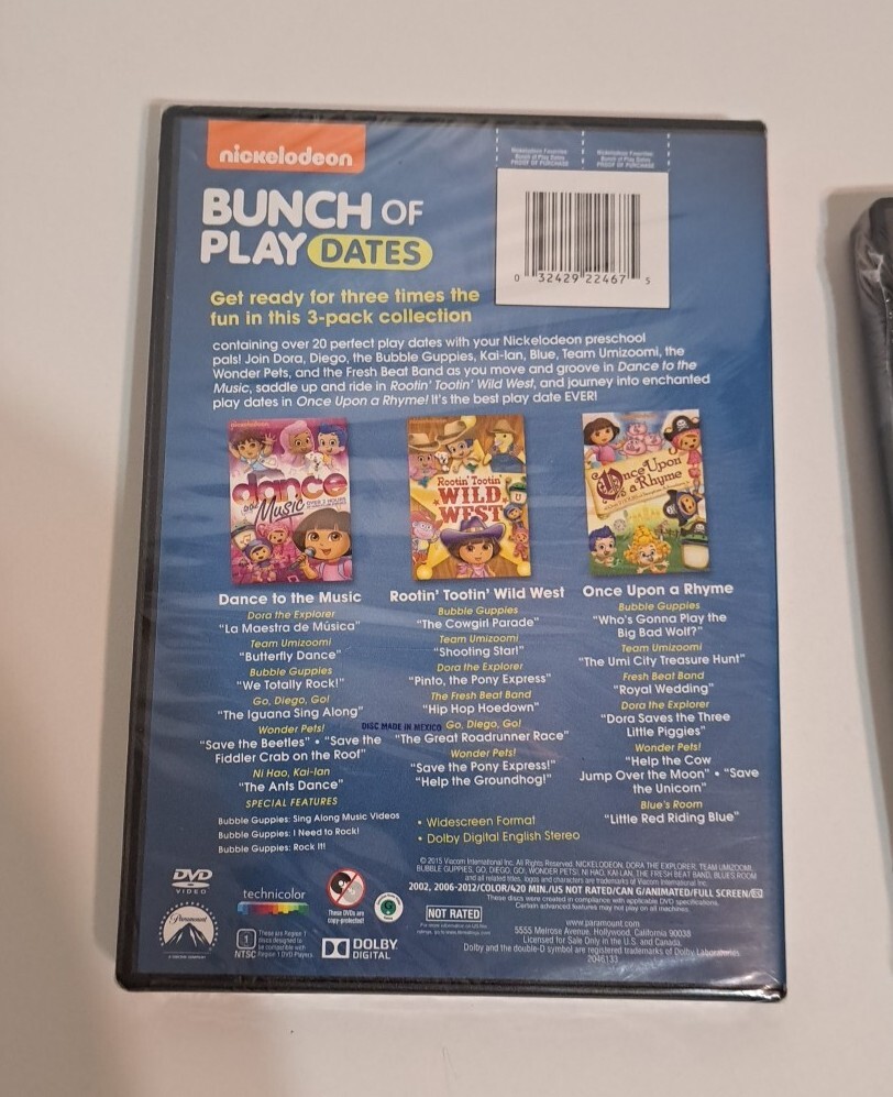 Nick Jr. Bunch of Play Dates DVD Dora the | Grelly USA