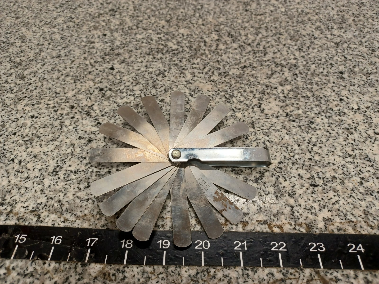 Blue Point Metric Feeler Gauge FB325A Aircraft Mechanic Tools Very for ...