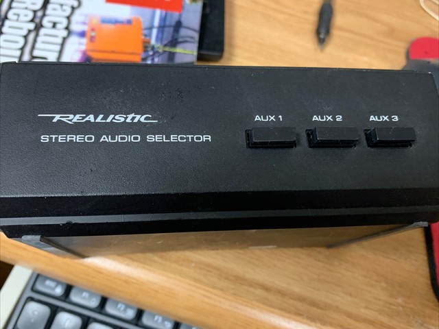 Realistic 42-2110 Stereo Audio Selector 3 in 1 out for sale online | eBay
