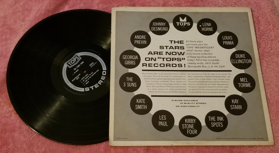 The Three Suns...."The Three Suns In Orbit" 12" Vinyl Record LP | eBay