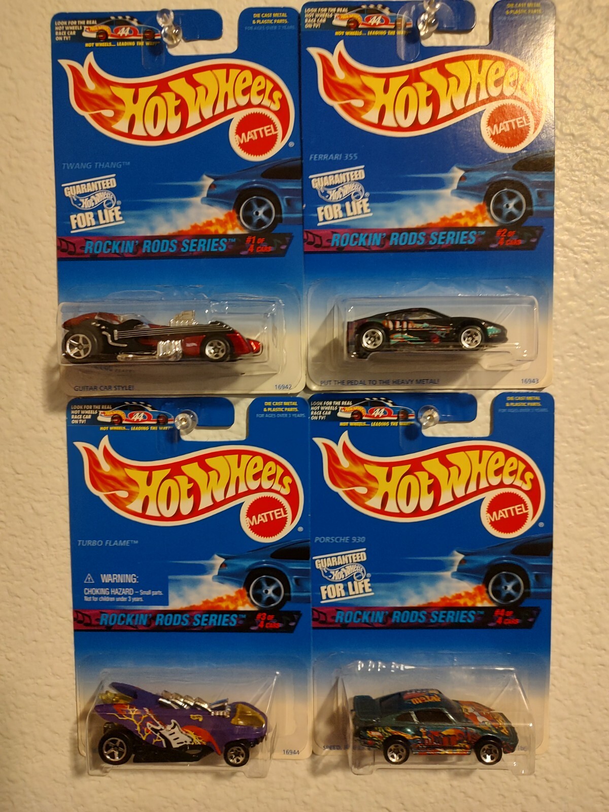 Hot Wheels Rockin Rods Series Complete set of 4