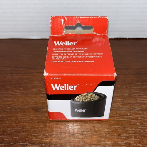 Weller Soldering Tip Cleaner and Holder Brass Sponge # WLACCBSH NEW ...