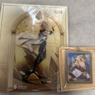 Genshin Impact Albedo Acrylic Keychain Holder, Double Bubble Wrap, Used ...